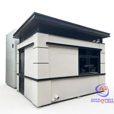 China Quick Assembly Security Guard House with Toilet Prefabricated Steel Sentry Box Portable Modular Guard Shack Restroom Cabin for sale