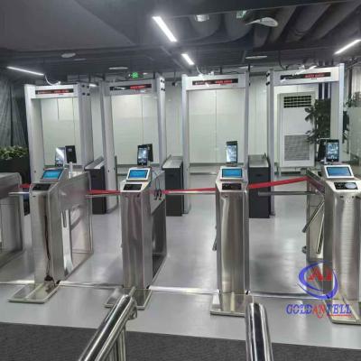 China Stat-Check 3-Arm Rotating Barrier ESD Safety Turnstile for Semiconductor Plant and PCB Assembly Line CE for sale