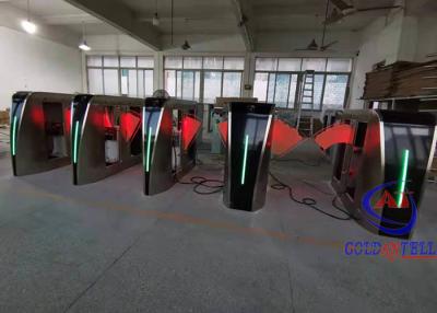 China Heavy Flow Electronic Flap Turnstile Security Gate Barrier DC Brushless Motor for sale