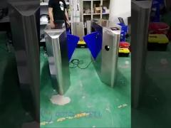 Access Control Waist High Turnstyle barrier rfid reader Turnstile for School or Hospital entrance