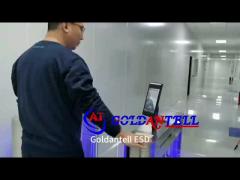 Facial Recognition ESD Swing Turnstile Gate Wrist Straps and Footwear Tester Human Body Staticstic