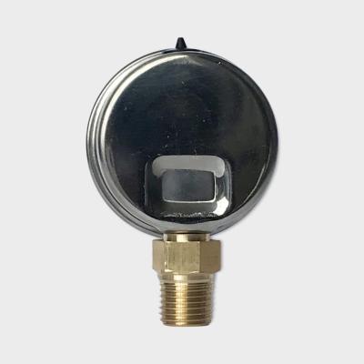 Cina Caso di acciaio inossidabile d'ottone del manometro di vuoto del collegamento 40mm in vendita