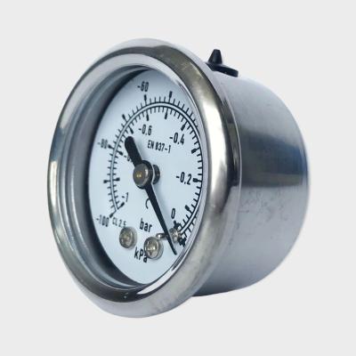 Cina manometro riempibile della glicerina di caso di acciaio inossidabile di 40mm per il pulsometro in vendita