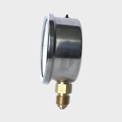 Cina caso di acciaio inossidabile d'ottone del vacuometro di pressione della glicerina della metropolitana di 63mm in vendita