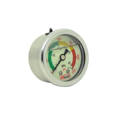 China OEM ODM Glow In The Dark Pressure Gauge 400Bar 6000 Psi Industrial Pressure Gauge for sale