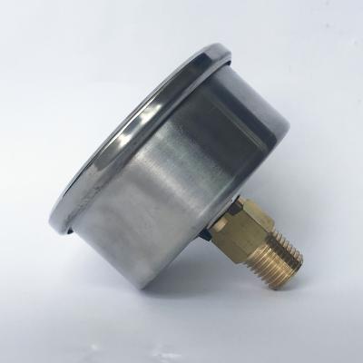 Cina 160 PSI di acciaio inossidabile di liquido del manometro hanno riempito 63mm 12 Antivari la spina resistente alle esplosioni da 160 PSI in vendita