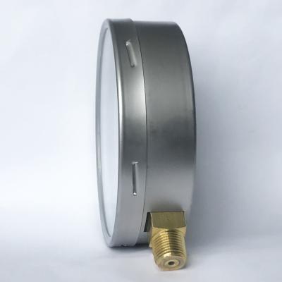 中国 150mmの空気の圧力計300のPsiの銃剣リング最下の台紙の圧力計 販売のため