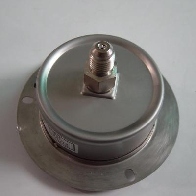 Cina 60mm un manometro di 2 MPa con acciaio inossidabile Glycerinum del collegamento posteriore dell'entrata della flangia hanno riempito il manometro in vendita