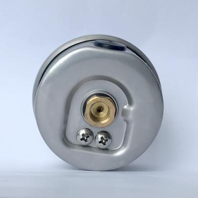 Cina 63mm manometro riempito liquido del gas da 16 barre di pressione del manometro della glicerina interna chimica del filo in vendita