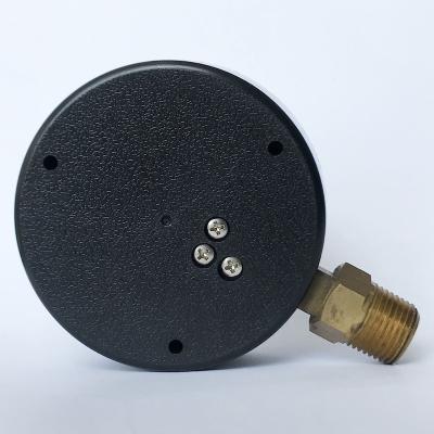 Cina 800 manometro di plastica dell'acciaio nero di KPa 100mm in vendita