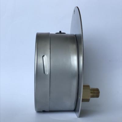 Chine 100mm manomètre incassable de 30 livres par pouce carré avec l'indicateur de pression rempli de liquide de bride à vendre