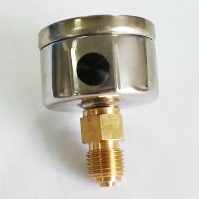 China 40mm de Glycerine van de de Drukmaat van het 1 Bar het As Opzettende Roestvrije staal Vullen Te koop