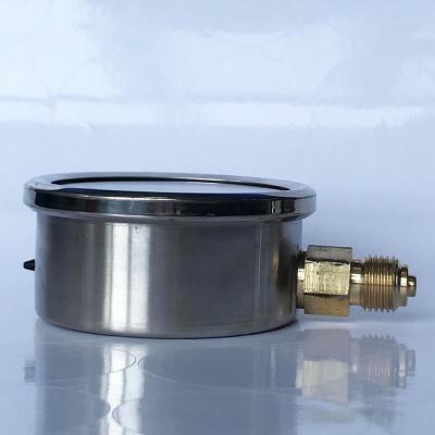 Cina 63mm 20 Antivari 300 PSI del montaggio di acciaio inossidabile di liquido radiale del manometro riempibile in vendita