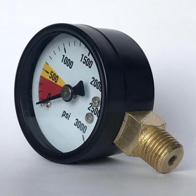Cina Lente del PC 3000 manometro fuorigioco dell'olio della lega di rame del manometro di PSI 50mm in vendita