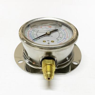 Cina tipo 38 montaggio della flangia del manometro di acciaio inossidabile di 63mm di pannello di Antivari BSPT in vendita