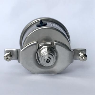 Cina 10 Antivari 1,5 pollici di SS316 del pannello del supporto di manometro Front Flange Liquid Filled in vendita
