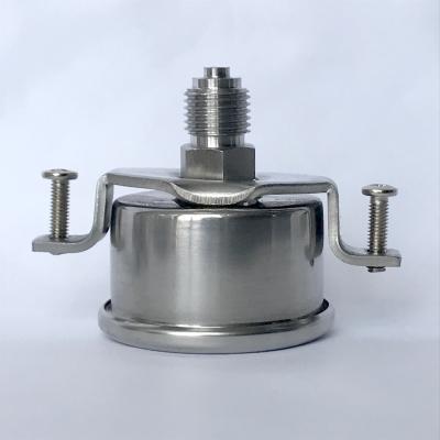 Cina 10 Antivari 1,5 pollici di SS316 del pannello del supporto di manometro Front Flange Liquid Filled in vendita