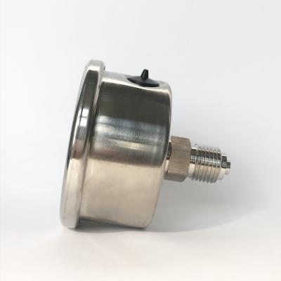 Cina 2 pollici 16 di Antivari di collegamento assiale riempito liquido del manometro SUS304 1/8 NPT in vendita