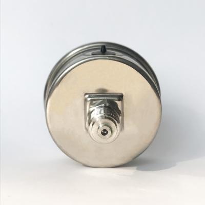 Cina 2 pollici 16 di Antivari di collegamento assiale riempito liquido del manometro SUS304 1/8 NPT in vendita