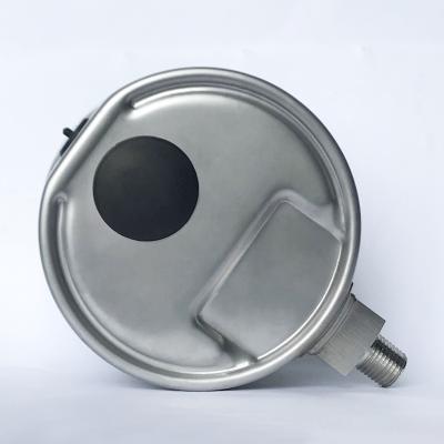 Cina Non utilizzi metropolitana di SUS 316 del MPa dell'olio 1,4/incavo 1/2 NPT tutto il manometro dell'ossigeno di acciaio inossidabile in vendita