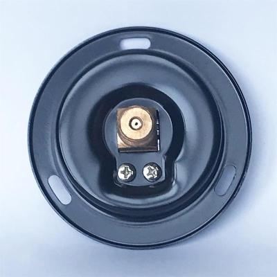 China Dual Scale Front Flange Pressure Gauge 63mm 1 Mpa Snap In Lens Manometer for sale