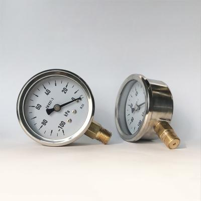 Cina Manometro di acciaio inossidabile di KPa SS304 del manometro della lente 63mm del PC 100 in vendita