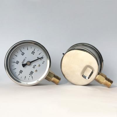Cina Manometro di acciaio inossidabile di KPa SS304 del manometro della lente 63mm del PC 100 in vendita