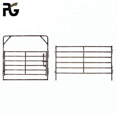 China Easily Assembled Galvanized 12 Ft Round Horse Pen And Cattle Corral Panels for sale