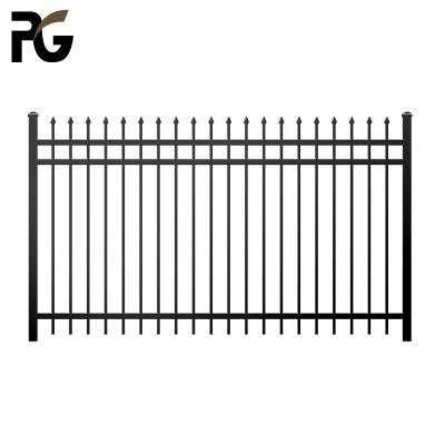 China Wholesale Price Modern Metal Fence Panels Picket Aluminum Metal Easily Assembled Steel Fence Steel Fence For Sale for sale