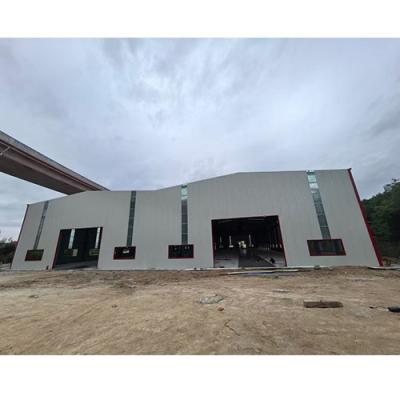 China Multifunktioneel gefabriceerd staalconstructie opslag magazijn metaalwerkplaats schuur for sale