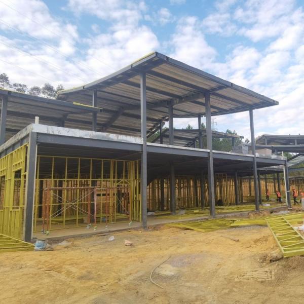 Quality Metal Building Steel Structure Contractor , Prefabricated Structural Framing for sale