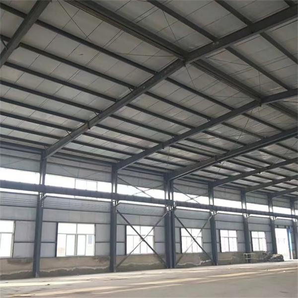 Quality Custom Fabrication Metal Steel Structure Building With Metal Roofing Wall Panel for sale