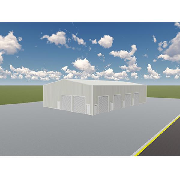 Quality Steel Frame Multi Storey Buildings , Prefabricated Steel Hangar Buildings for sale