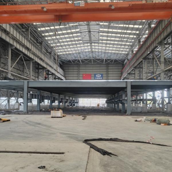 Quality Modern Prefab Metal Buildings , Industrial Prefabricated Steel Structure Plant for sale