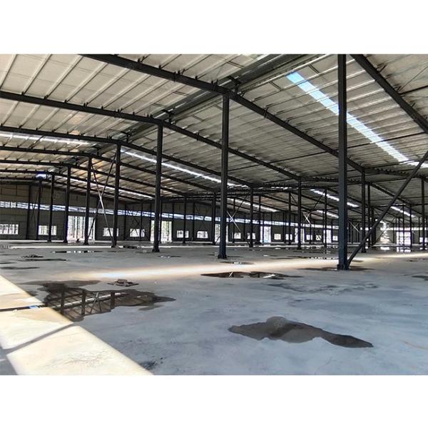 Quality Large Span Steel Structure Workshop , Prefabricated Steel Construction Warehouse for sale