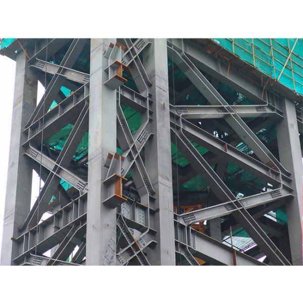 Quality Q235 Q345B Hot Rolled Steel Truss Warehouse Space Frame Steel Structure Fabrication for sale