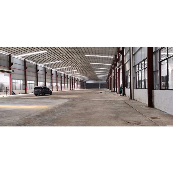 Quality Large Span Steel Structure Workshop , Prefabricated Steel Construction Warehouse for sale