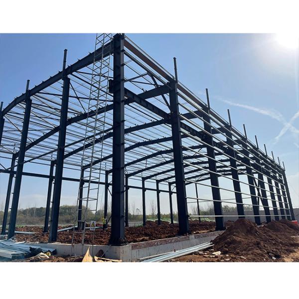Quality Lightweight Building Steel Structure Corrosion Resistant Prefabricated Metal Warehouse for sale