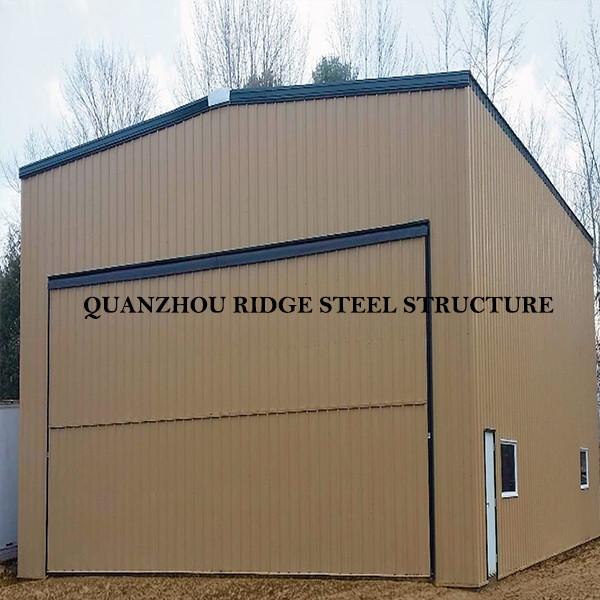 Quality Prefab Steel Airplane Hangar , High Strength Steel Frame Storage Building for sale