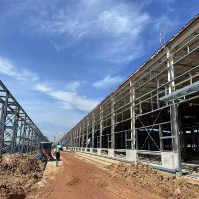 China Prefabricated Steel Structure Building with Galvanized Light Steel Frame for sale