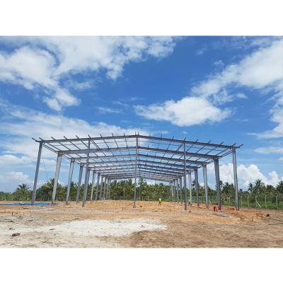 China Prefabricated Modern Steel Structure House Quick Installation Custom Design CE Certification Metal Steel Frame Warehouse for sale