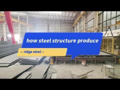 Prefabricated Building Structure Steel Welded / Hot Rolled H Beam Steel Structure