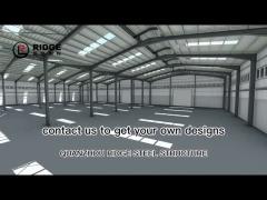 Heavy Duty Steel Structure Building Warehouse, Industriële metaalbouwbouw