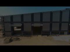 Prefabricated Steel Structure Warehouse Building Construction as Residential Model Building