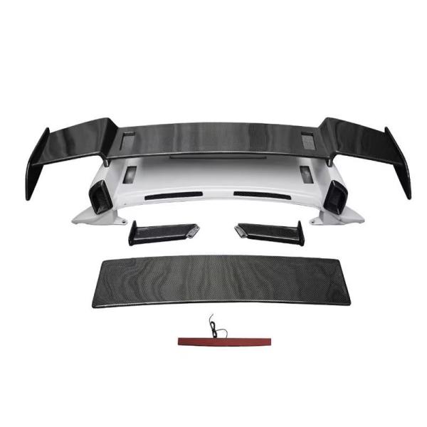 Quality Carbon Fiber Double Deck Rear Wing for Porsche 911 992 Carrera for sale