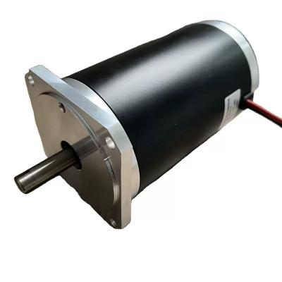 China 80ZYT-S Square Flange Series Brushed DC Motor 12vdc 24vdc 48vdc 100w 200w 300w 1500rpm 2000rpm 3000rpm for sale
