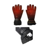 China Windproof Rechargeable Heated Gloves Polyester 2200mAh for sale