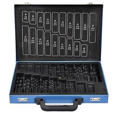Multipurpose 170pcs High Speed Drill Bits Kit For Metal Steel Drilling Holes