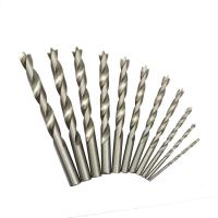 China HSS Brad Point Drill Bit DIN338 Fully Ground Bright Finish for sale