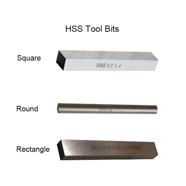 Pezzo quadrato professionale dello strumento del cobalto 5% del HSS per il taglio a macchina del tornio con il rivestimento luminoso